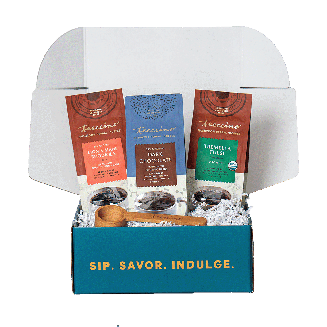 Teeccino Herbal Coffee & Herbal Tea Variety Packs