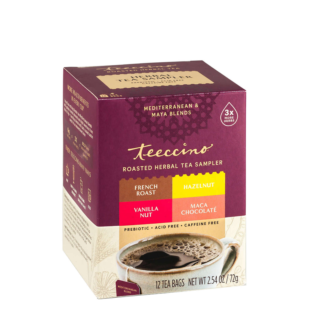 Teeccino Herbal Coffee and Herbal Tea Samplers