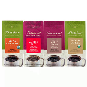 Teeccino Herbal Coffee & Herbal Tea Variety Packs