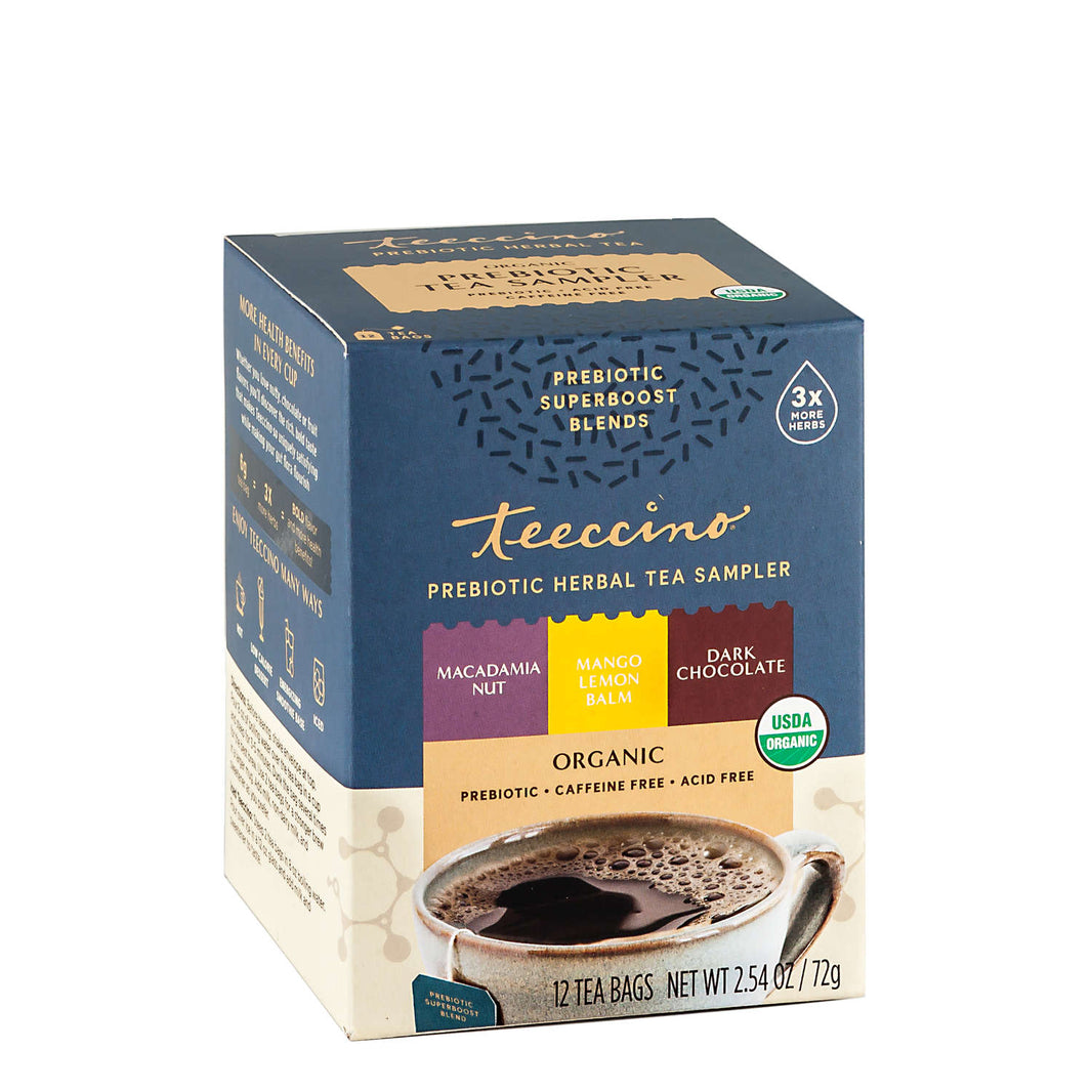 Teeccino Herbal Coffee and Herbal Tea Samplers